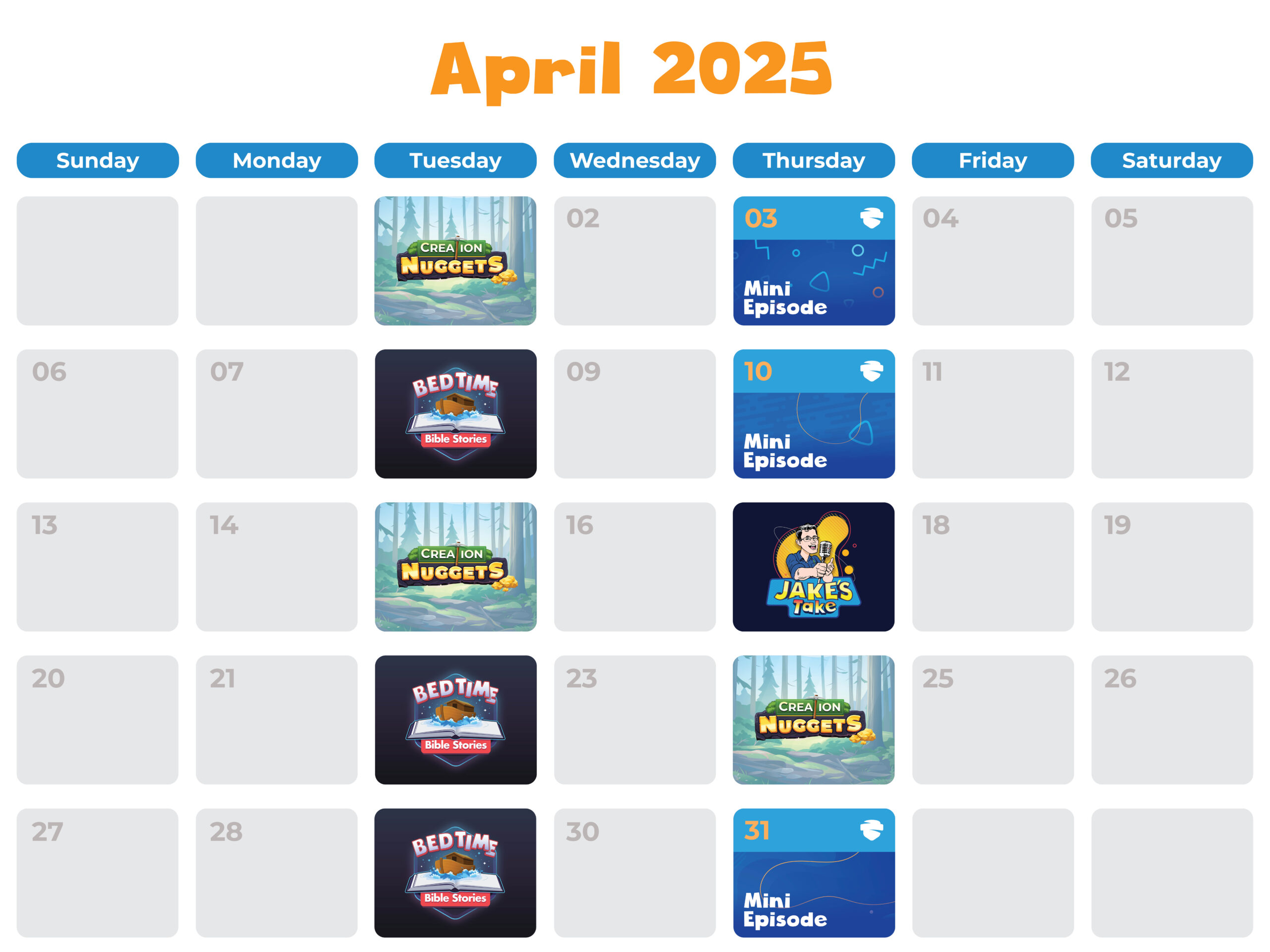 Release Schedule • Discovery Mountain